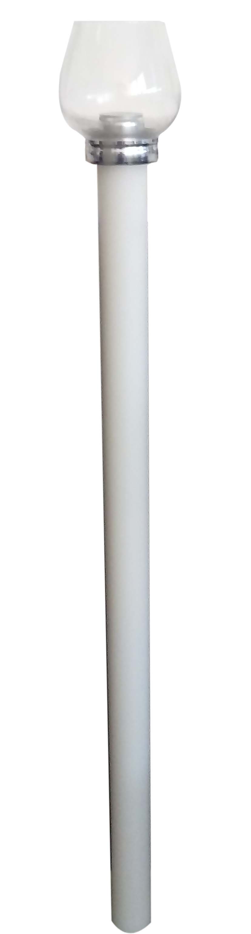 Torche à système à canon et protège-flamme - hauteur 80 cm